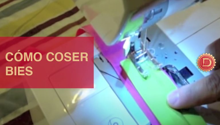 Coser a bies a máquina: Tutorial paso a paso para realizar esta técnica